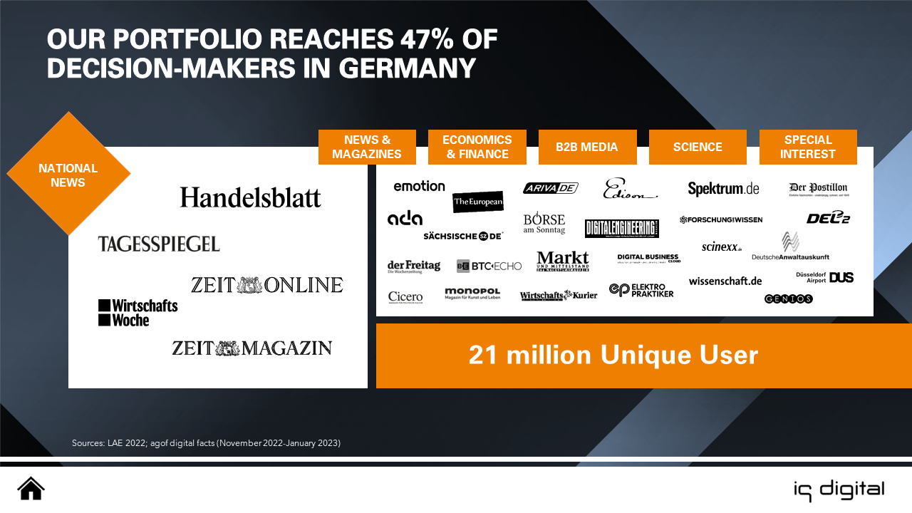 Reach Germany’s Top Decision-Makers with IAS Media’s Premier German ...